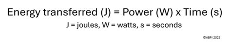 Joules To Watts Newtons Joules Watts
