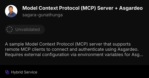 Model Context Protocol Mcp Server · Lobehub