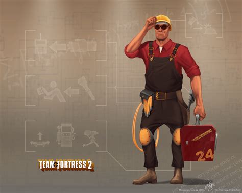 Tf2 Engineer Wallpapers Wallpaper Cave
