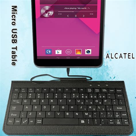 Slim Keyboard Usb Wired Portable Thin Keyboard For Alcatel 1t 3t Onetouch Pop 7 7s Pixi 3 Pixi 4