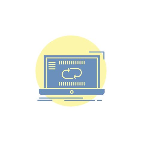 Communication Connection Link Sync Synchronization Glyph Icon 12959966 Vector Art At Vecteezy