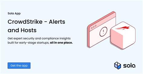 Crowdstrike App Endpoint Security And Alerts Sola Security