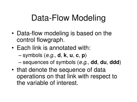 Ppt Topics In Software Dynamic White Box Testing Part 2 Data Flow Testing Powerpoint