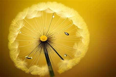 Premium Photo A Group Of Dandelions Blowing In The Wind On A Blue
