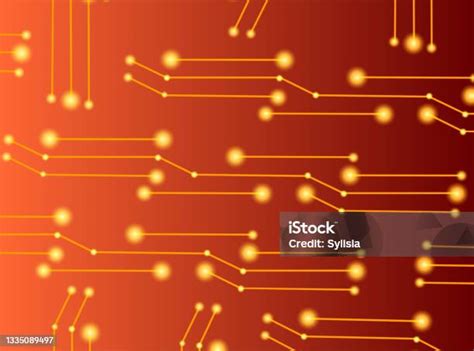 연결 기술 빨간색 배경에 미래다각형 모양 기술 네트워크 개념 및 인터넷 통신 겨울에 대한 스톡 벡터 아트 및 기타 이미지 겨울 계획 공휴일 Istock