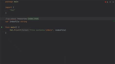 GoLand 2021 1 EAP 3 Introduces Go Embed Support Run Targets Extract