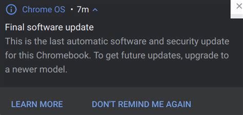 What Happens When A Chrome Os Device Is No Longer Supported