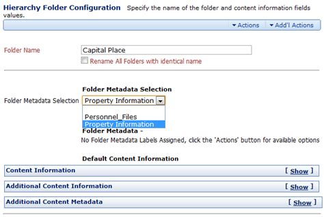 Manage Metadata Folder Metadata Labels Smartcabinet Support