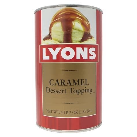 Lyons Magnus Caramel Dessert Topping Us Foods Chefstore