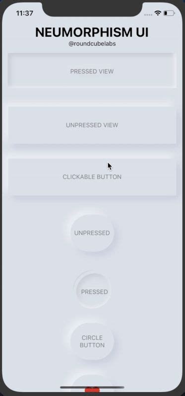 Github Usamamoinakhterneumorphism Ui React Native Components Based On The Concept Of