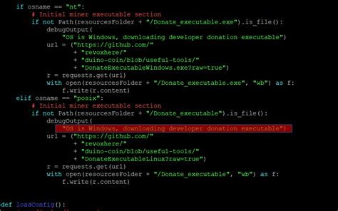 Debug Output In Elif Osname Posix Maybe An Copypaste Error · Issue 416 · Revoxhere