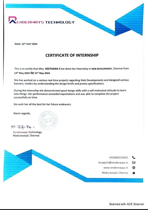 Keerthana Selvam On Linkedin Im Happy To Sharei Get Certificate Of Internship In Web Development