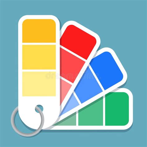 Color Palette Or Swatch Isolated Stock Vector Illustration Of Swatch