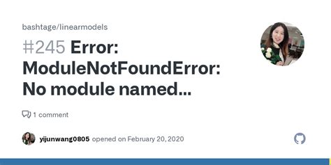 Error ModuleNotFoundError No Module Named Linearmodels Issue 245
