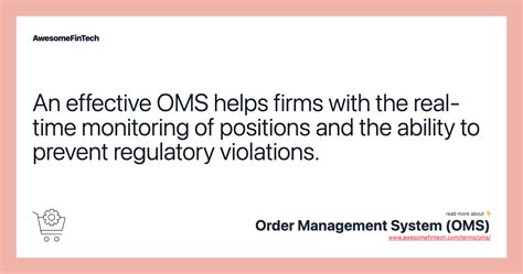 Order Management System OMS AwesomeFinTech Blog