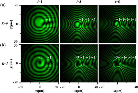 The Recorded Interferometry Patterns Of Hc Beams At Z 50 μm For A