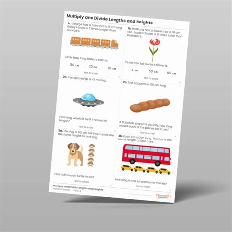 Year 2 Compare Lengths And Heights Varied Fluency Resource Classroom