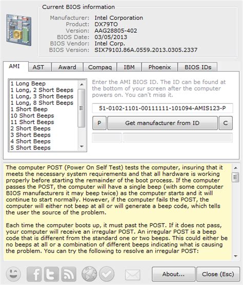 Bios Beep Codes Free Download Bios Beep Codes 0 8 0 800 System Tools