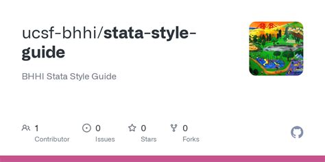 Github Ucsf Bhhistata Style Guide Bhhi Stata Style Guide