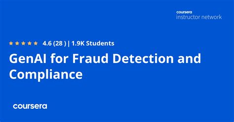 Genai For Fraud Detection And Compliance Coursera