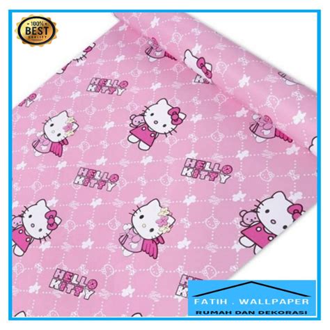 Jual Walpaper Dinding Rumah Motif Karakter Hello Kitty Peri Walpeper