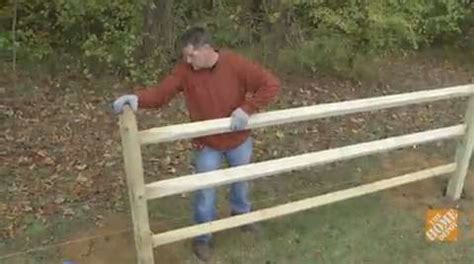 How To Properly Dig Post Holes And Set The Posts When Constructing A Splt Rail Fence Attaching