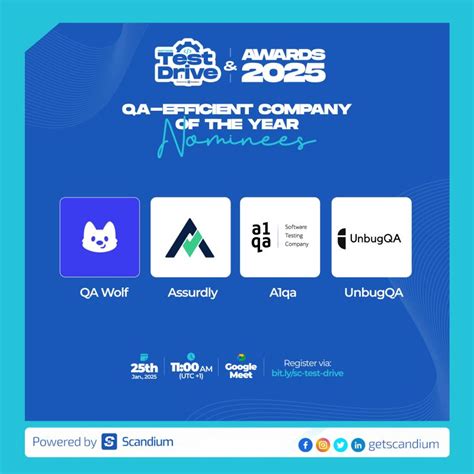 Introducing The Nominees For Qa Efficient Company Of The Year Scandium Systems Inc