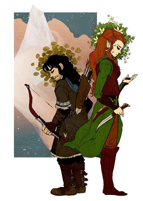 Kili And Tauriel Tauriel The Hobbit Movies
