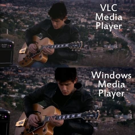 Digital Home Thoughts Black Levels VLC Media Player Vs Windows Media Player