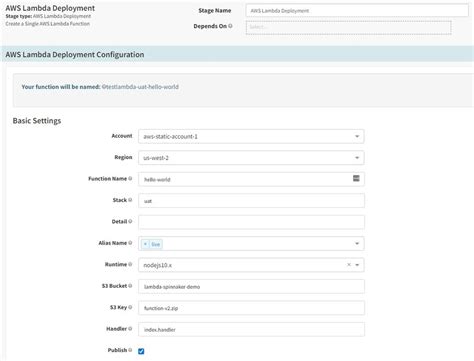 enhancing spinnaker deployment experience of aws lambda functions with the lambda plugin aws