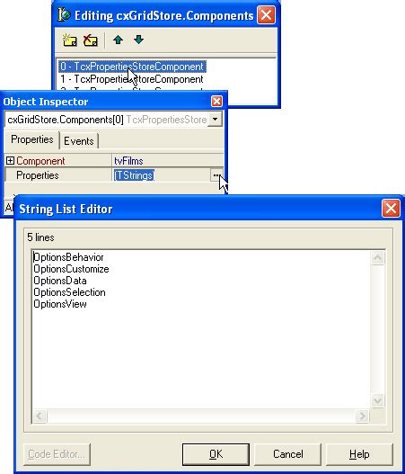 Using The Cxpropertiesstore Component Vcl Devexpress Documentation