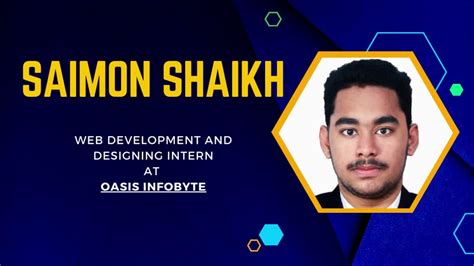 Saimon Shaikh On Linkedin Html Css Javascript Loginauthentication Webdevelopment Internship
