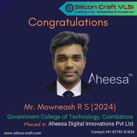 vlsi asic semiconductor siliconcraftvlsi vlsicareers vlsitraining… swami ph d ifellow