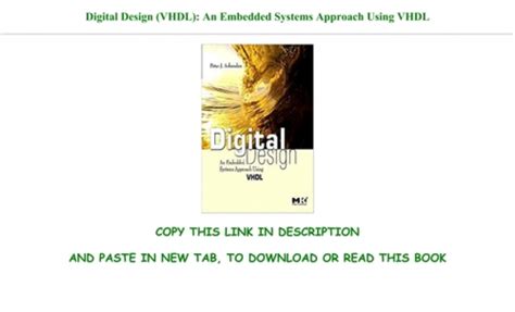 Read Pdf Digital Design Vhdl An Embedded Systems Approach Using Vhdl Full Books