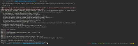 Error When I Rollup Issue Creativetimofficial Ct Argon Dashboard Pro Svelte GitHub