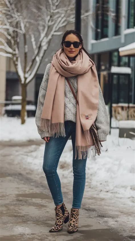 10 Winter Outfits With Scarves Seekpretty
