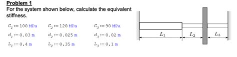 solved problem 1for the system shown below calculate the