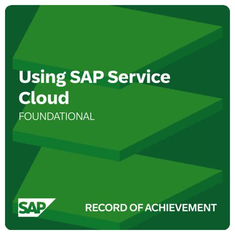 Using Sap Service Cloud Record Of Achievement Credly