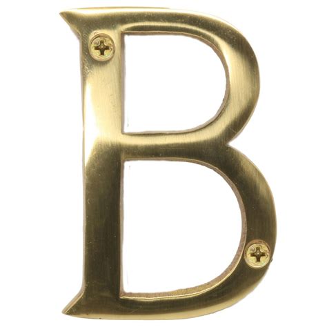 Large Solid Brass Numbers Letters With Screws 375mm House Home Front