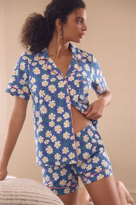 Bedhead Pjs Lazy Dazy Short Sleeve Shorty Pajama Set Anthropologie