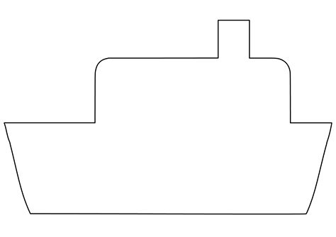 shape of ship free printable papercraft templates