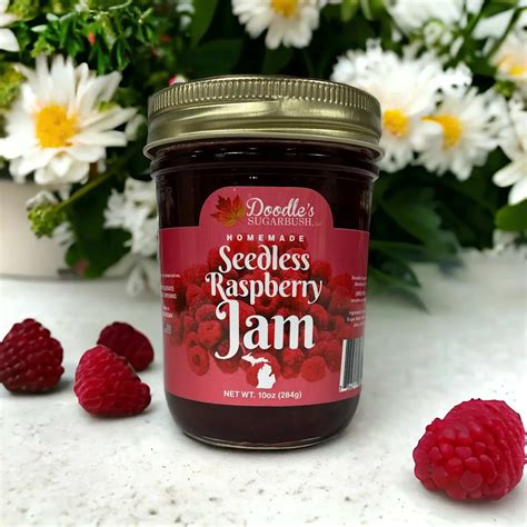 Seedless Raspberry Jam For Sale Made In Michigan