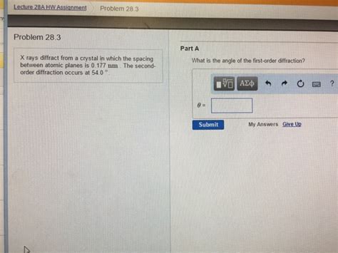 Solved X Rays Diffract From A Crystal In Which The Spacing Chegg