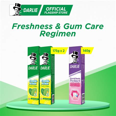 [value Bundle] Darlie Freshness And Gum Care Toothpaste Set