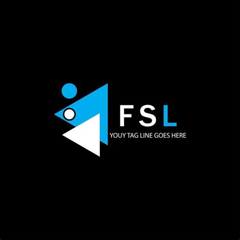 FSL Letter Logo Creative Design With Vector Graphic 7887497 Vector Art At Vecteezy