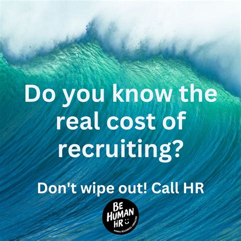 Be Human Hr Human Resources Consultants On Linkedin Hiddencosts Savetime Recruitment