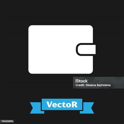 검은 색 배경에 격리 된 흰색 지갑 아이콘입니다 지갑 아이콘입니다 현금 저축 기호입니다 벡터 일러스트레이션 가죽에 대한 스톡 벡터 아트 및 기타 이미지 Istock