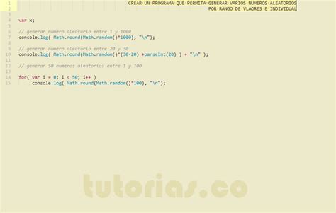Arrays Javascript Generar Numeros Aleatorios Tutorias Co