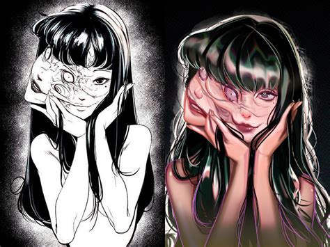 Tomie Fanart Junji Ito Junji Ito Fan Art Goth Art