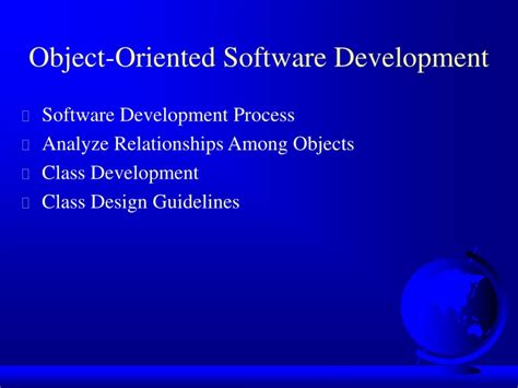 Ppt Object Oriented Software Development Powerpoint Presentation